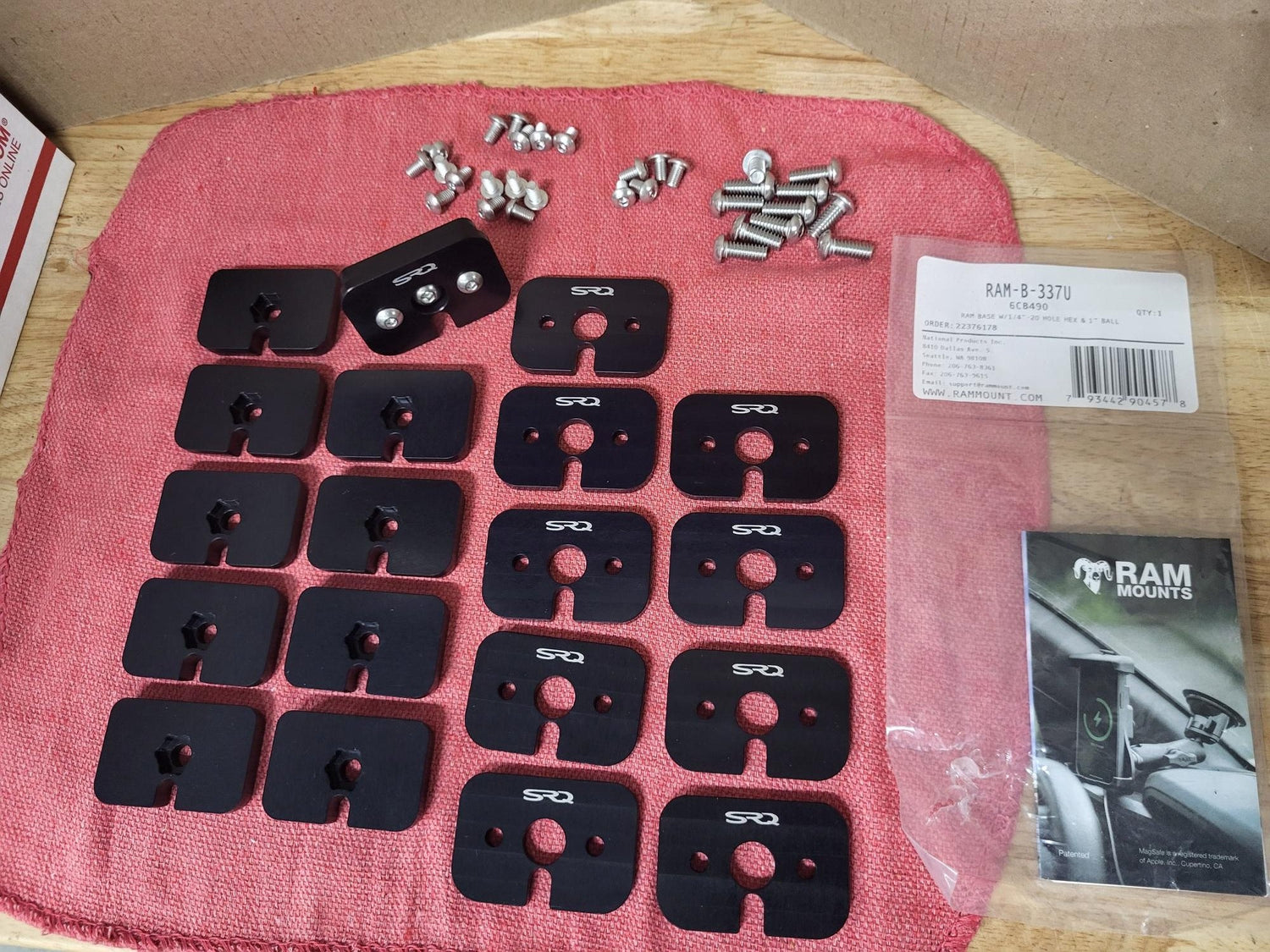 1996-2002 3rd Gen 4Runner Billet Clock RAM Mount – SRQ Fabrications