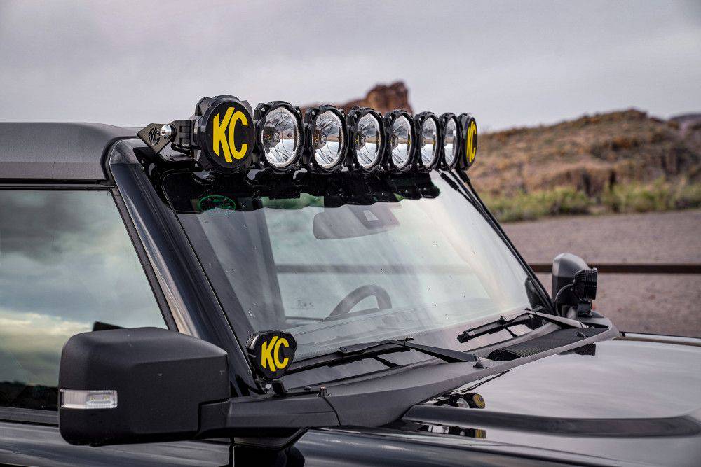 2021+ 6th Gen Bronco KC Gravity LED Pro6 Light Bar Kit – SRQ Fabrications