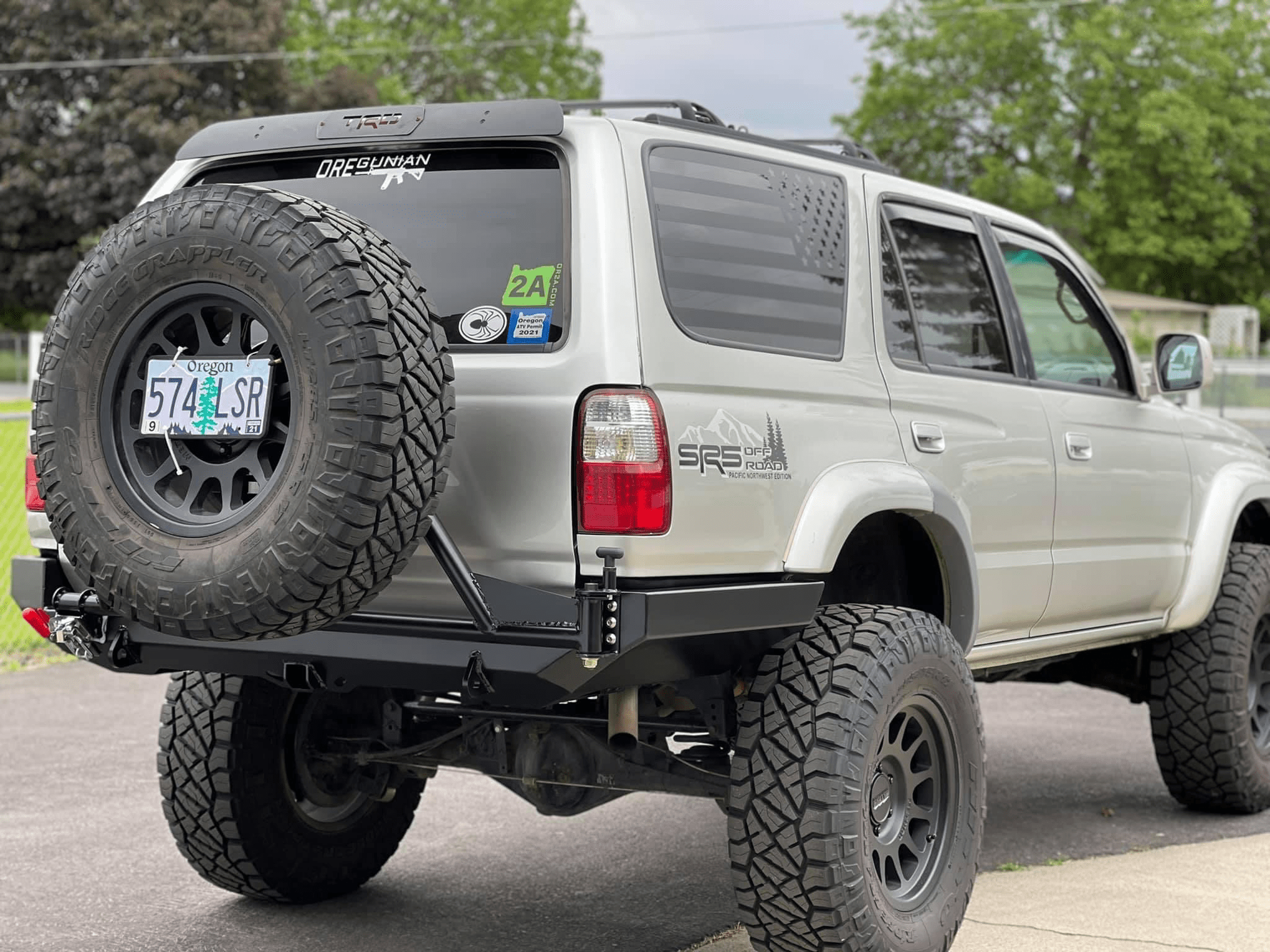 1996-2002 3rd Gen 4Runner Plate Rear Bumper | SRQ Fabrications