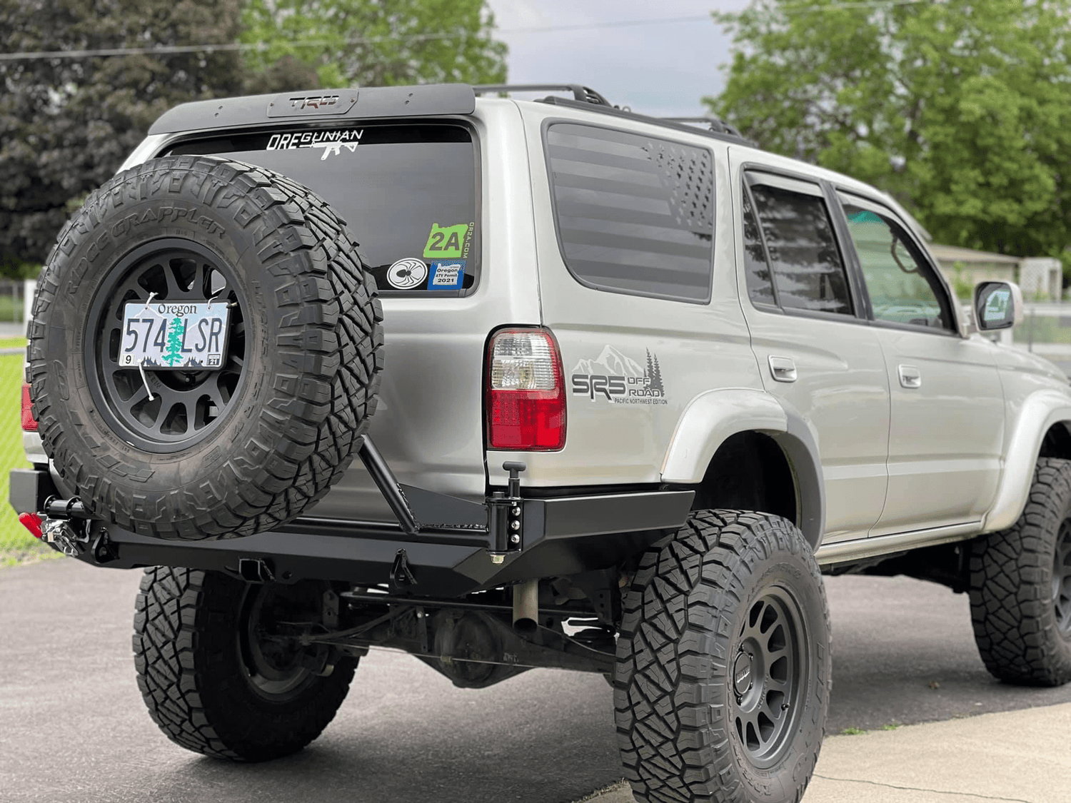 1996-2002 3rd Gen 4Runner Plate Rear Bumper – SRQ Fabrications