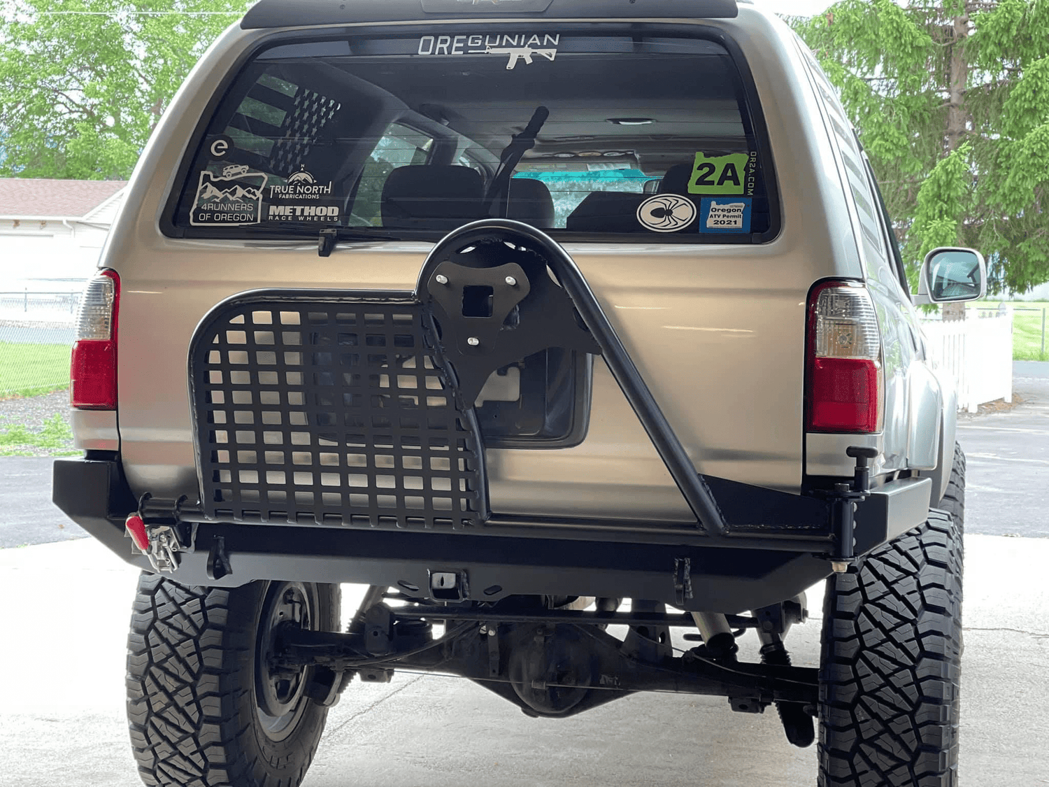1996-2002 3rd Gen 4Runner Plate Rear Bumper – SRQ Fabrications