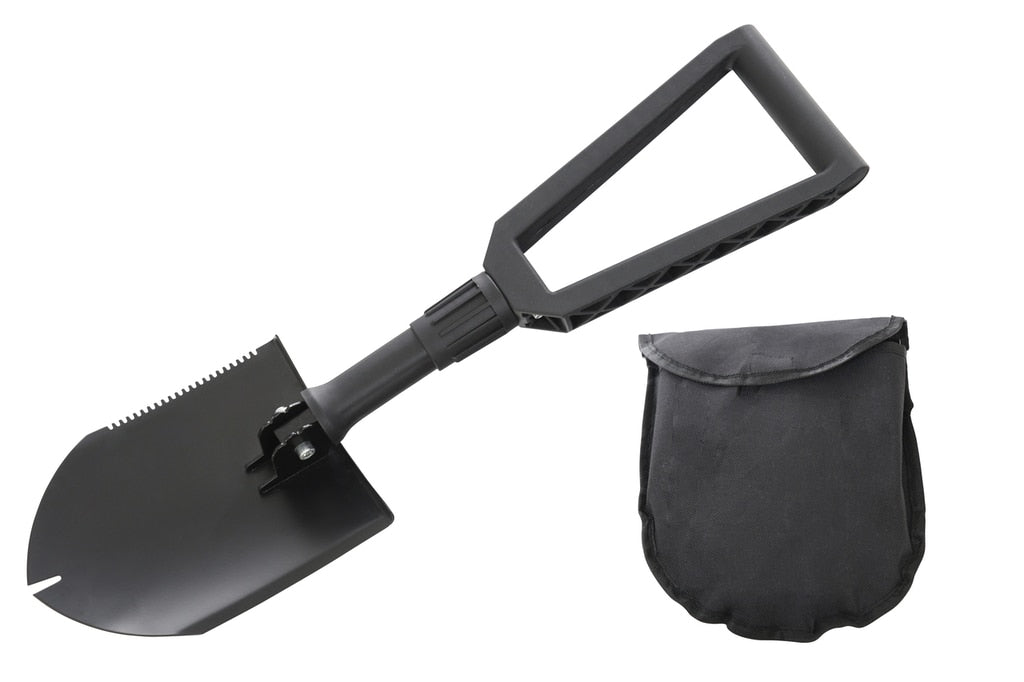 Multi Functional Military Style Utility Shovel with Nylon Carrying Cas ...